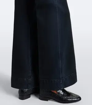 Victoria Beckham Alina Wide-leg Jeans - Blue