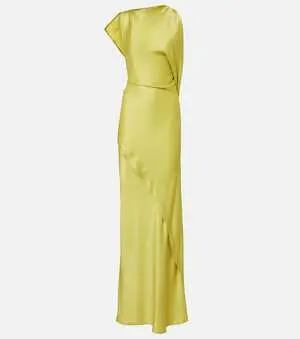 Victoria Beckham Victoria Beckham Draped Gown Blue