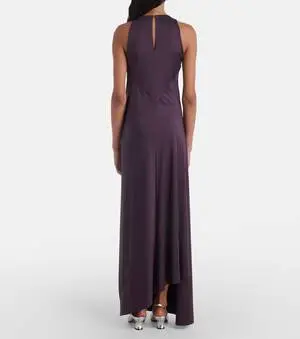 Victoria Beckham Draped Gown - Purple