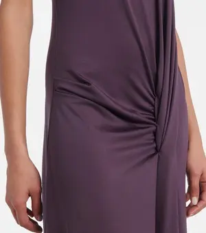 Victoria Beckham Draped Gown - Purple