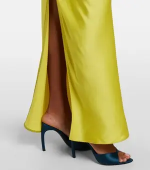 Victoria Beckham Draped Gown - Yellow