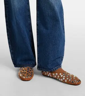 FRAME The Bow Barrel-leg Jeans - Blue