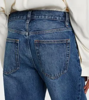 FRAME The Bow Barrel-leg Jeans - Blue
