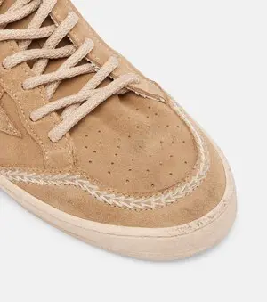 GOLDEN GOOSE Ball Star Embroidered Suede Sneakers - Brown
