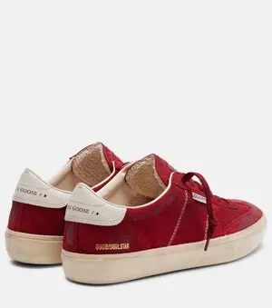 GOLDEN GOOSE Soul Star Suede Sneakers - Red