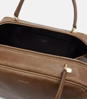 Calvin Klein America Medium Leather Bowling Bag