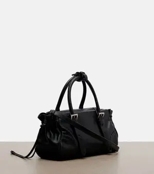 Prada Bonnie Small Leather Top-handle Bag - Black