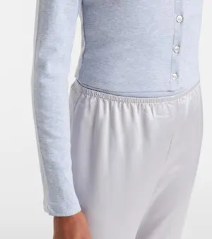 LESET Nando Cotton Jersey Cardigan