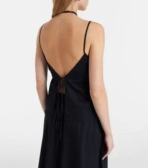 LESET Yoko Cotton Top - Black