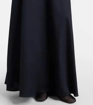 LESET Yoko Cotton Maxi Skirt - Black