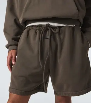 Fear Of God Cotton Jersey Relaxed Fit Drawstring Shorts