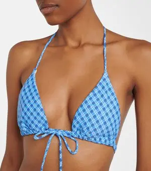MONTCE Emma Plaid Bikini Top