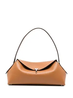 TOTEME Grained Leather Shoulder Bag - Brown
