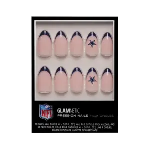 GLAMNETIC X FANATICS NAIL Dallas Cowboys Press-on Nails - One-color