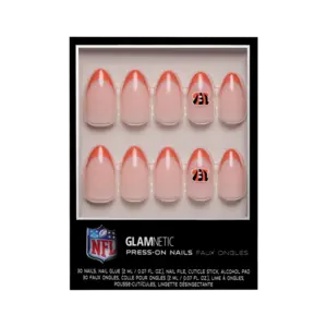 GLAMNETIC X FANATICS NAIL Cincinnati Bengals Press-on Nails - One-color