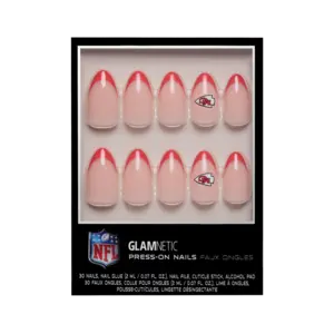 GLAMNETIC X FANATICS NAIL Kansas City Chiefs Press-on Nails - One-color