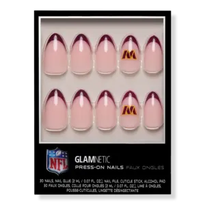 GLAMNETIC X FANATICS NAIL Press-on Nails - Washington Commanders