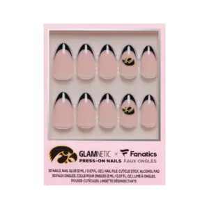GLAMNETIC X FANATICS NAIL Iowa Hawkeyes Press-on Nails - One-color