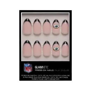GLAMNETIC X FANATICS NAIL Green Bay Packers Press-on Nails - One-color