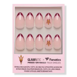 GLAMNETIC X FANATICS NAIL Arizona State Sun Devils Press-on Nails - One-color