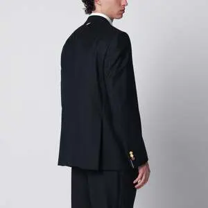Thom Browne Single-breasted Navy Wool Jacket