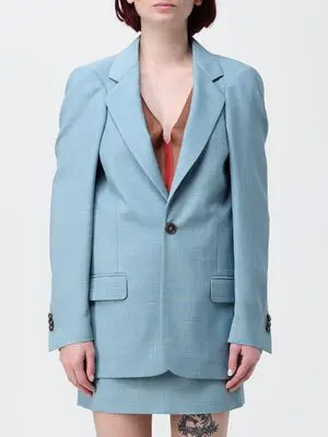 MAISON MARGIELA Single-breasted Jacket - Blue