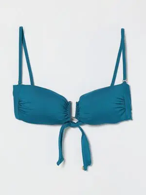 Max Mara Polyester Bandeau Bikini Top - Blue