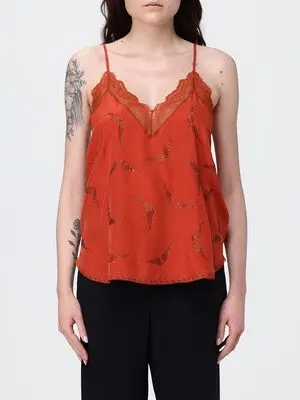 Zadig&Voltaire Embellished Lace Trim Camisole