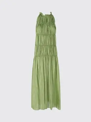 SEMICOUTURE Gathered Maxi Dress