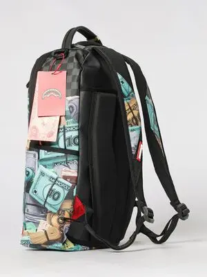 SPRAYGROUND Saffiano Coated Cotton Graphic Print Backpack