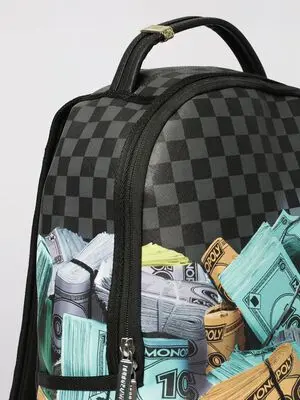 SPRAYGROUND Saffiano Coated Cotton Graphic Print Backpack