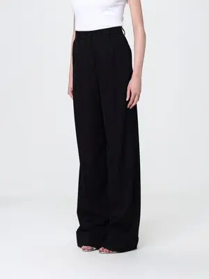 Dolce & Gabbana Virgin Wool Wide Leg Trousers
