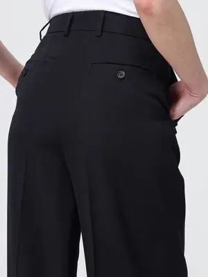 Dolce & Gabbana Virgin Wool Wide Leg Trousers