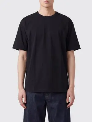 Comme Des Garçons Oversized Cotton T-shirt With Logo - Black