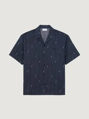Lacoste Striped Cotton Casual Shirt