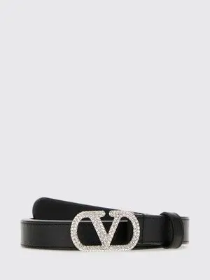 Valentino Garavani Vlogo Signature Leather Belt