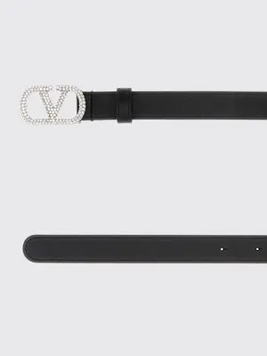 Valentino Garavani Vlogo Signature Leather Belt