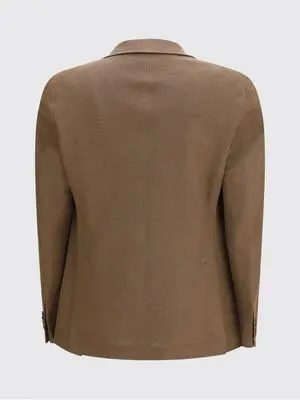Tagliatore Textured Blazer - Brown