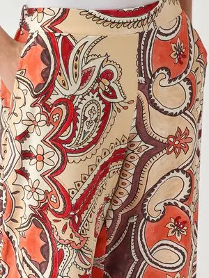 Malìparmi Printed Jersey Wide Leg Trousers