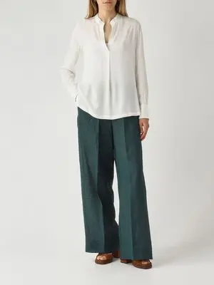 Malìparmi Classic Silk Blend Shirt - White