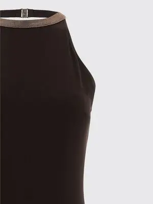 Brunello Cucinelli Stretch Polyamide Halterneck One-piece Swimsuit