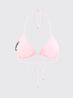 Jacquemus Triangle Bikini Top In Technical Fabric - Pink