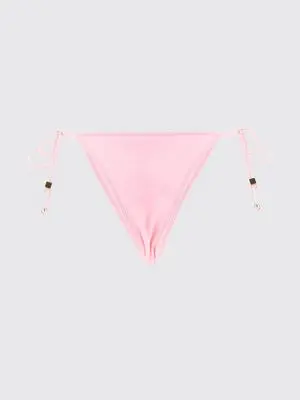 Jacquemus Mid-rise Bikini Bottoms With Adjustable Side Ties - Pink