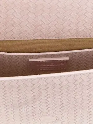 Jacquemus Le Bambino Long Woven Suede Bag - Pink