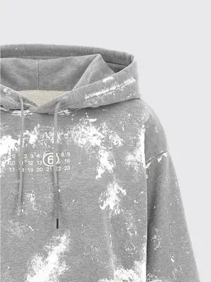 MAISON MARGIELA Tie-dye Hoodie With Numeric Logo