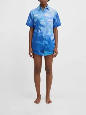 Polo Ralph Lauren Printed Shirt And Shorts Set