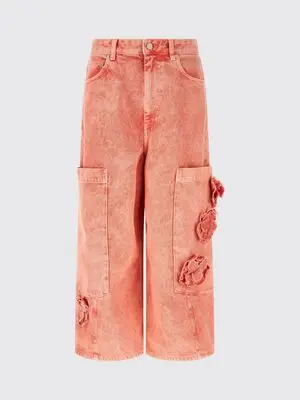 GANNI Wide-leg Cargo Jeans