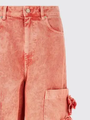 GANNI Wide-leg Cargo Jeans