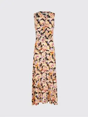Ulla Johnson Floral Print Ruched Maxi Dress