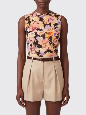 Sleeveless Floral Tops